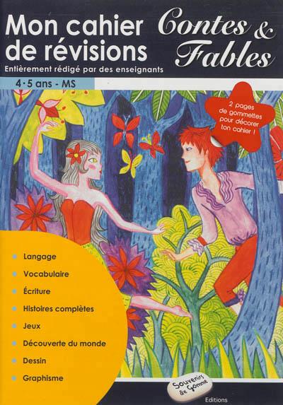 Cahier de révision contes et fables, 4-5ans - broché - Collectif ...