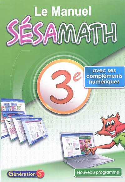 Manuel Sésamath 3ème Edition 2012 - broché - Generation 5 - Achat Livre ...