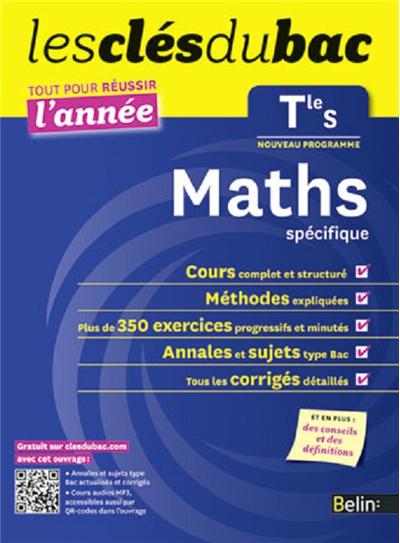 Mathématiques - Terminale S Les clés du bac - broché - Pierre-Henri Pin ...