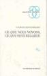 Ce que nous voyons, ce qui nous regarde - Georges Didi-Huberman - Achat ...