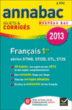 Annales Annabac Corrigés Français 1ères STG, STI, STL, ST2S Edition ...