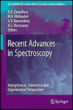 Recent advances in spectroscopy - relié - Collectif - Achat Livre | fnac