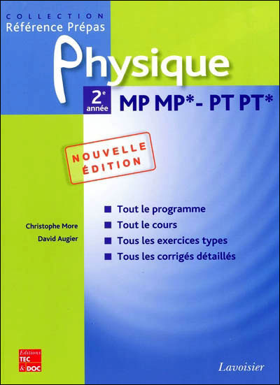 Physique MP MP*, PT PT* 2de année - broché - More - Achat Livre | fnac Physique MP MP*, PT PT* 2de année - broché - More - Achat Livre | fnac