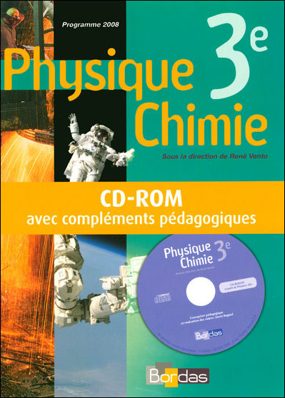 Physique-chimie 3e vento cd-rom professeur 2008 - Livre CD-ROM - Denis ...