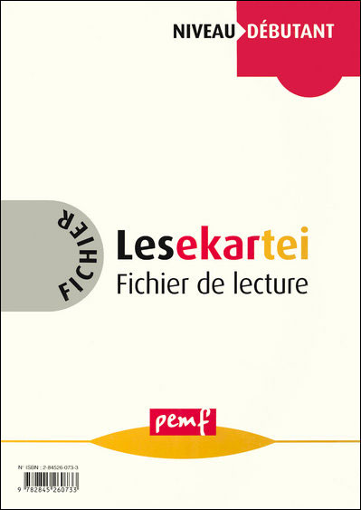 Lesekartei fichier de lecture niveau débutant - broché - Icem - Achat ...