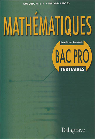 Math Bac Pro tertiaire 1ère et Term - broché - Pierre Salette, Michel ...
