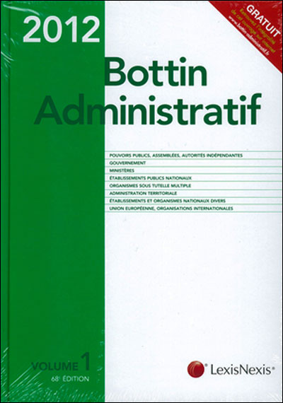 Bottin administratif Livre avec CD Rom - Edition 2012 - Livre CD-ROM ...