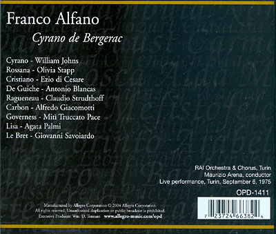 Cyrano de bergerac - Franco Alfano - CD album - Achat & prix | fnac