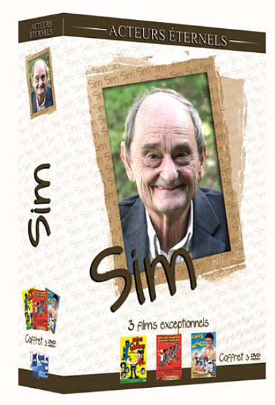 Coffret Sim - 3 films - DVD Zone 2 - Bernard Launois - Robert Hossein ...