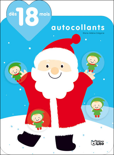 Le Père-Noël et les lutins Livre avec autocollants - broché - Marie ...