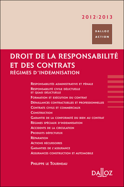Droit de la responsabilité et des contrats 2012/2013 Régimes d ...