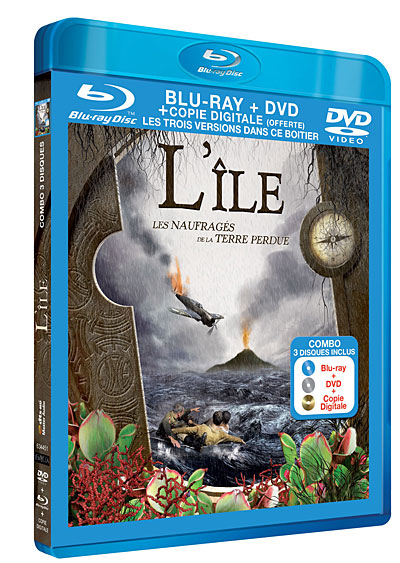 L'Île : Les naufragés de la Terre perdue - Combo Blu-Ray + DVD - Blu-ray - Olivier Boillot ...
