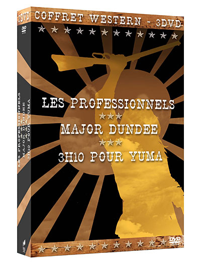 Les Professionnels - 3h10 pour Yuma - Major Dundee - Coffret Western - Richard Brooks, Delmer ...