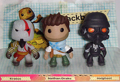 Pack de 3 figurines Sackboy Little Big Planet - Figurine de collection ...