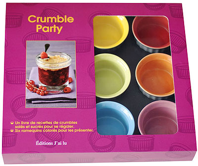 Coffret crumble party Coffret avec 6 ramequins - Boîte ou accessoire ...