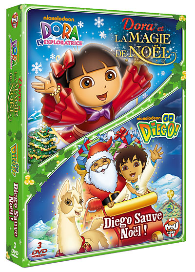 Dora l'exploratrice : La Magie de Noël - Go Diego sauve Noël - Coffret ...
