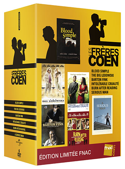 Coffret Fr res Coen 6 Films Edition Limit e Fnac Ethan Coen Joel