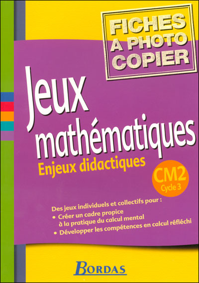 Jeux maths cm2 reprofiches 04 - broché - Jean-Pierre Bouzy - Achat ...