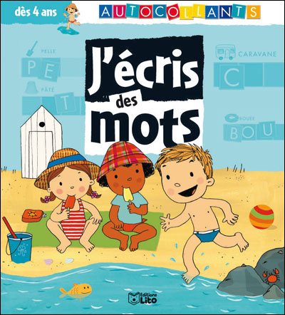 J'ecris des mots avec des autocollants coffret - 3t X ? - Achat Livre ...