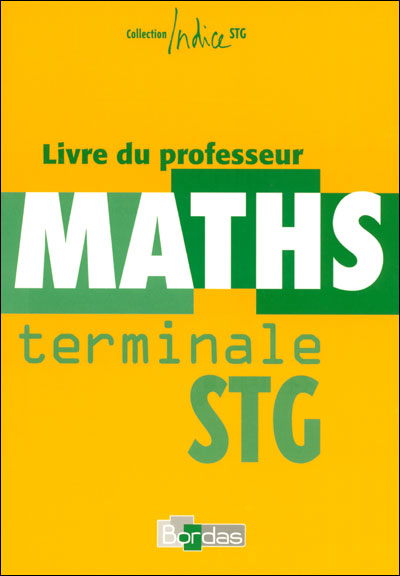 Indice maths term stg 06 prof - broché - Gauthier Rene, Mison Ginette ...