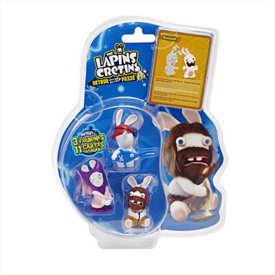 Lapins Crétins Retour vers le Passé 3 - Pack de 3 figurines - Figurine ...