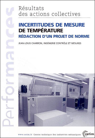 Incertitudes de mesure de température Rédaction d'un projet de norme ...