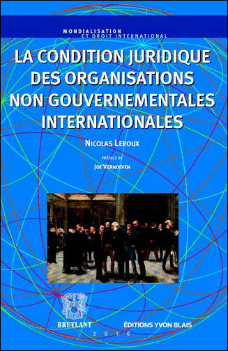 La condition juridique des organisations non gouvernementales ...