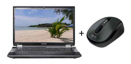 Samsung RC720 E7P-C5240 17,3" LED + Microsoft Wireless Mobile Mouse ...