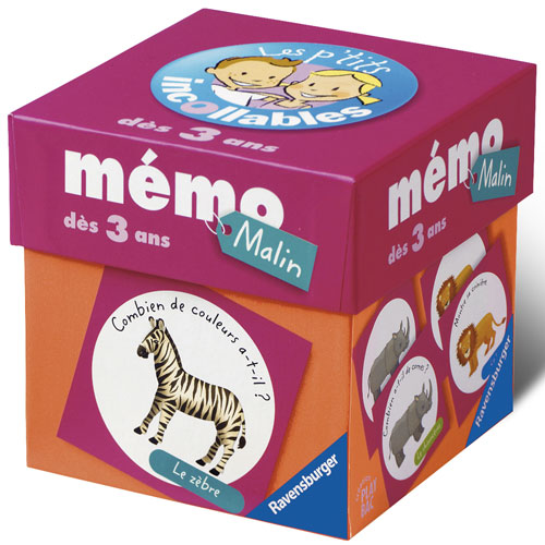 Ravensburger Le mémo des p'tits incollables - Loto mémo et domino - Achat & prix | fnac