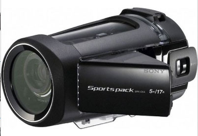 Sony SPK-CXA - Étui étanche caméscope - plastique, verre - noir - pour ...