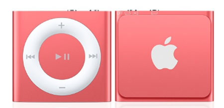 Apple iPod Shuffle 5 2 Go Pink - Rose - Baladeur MP3 / MP4 - Achat ...