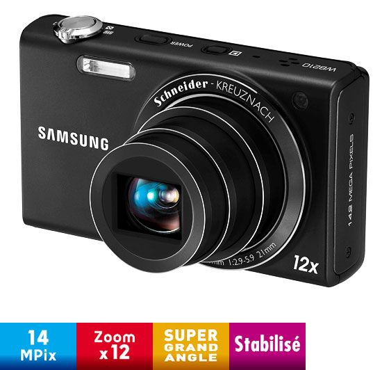 Samsung WB210 Noir - Appareil photo compact - Achat & prix | fnac