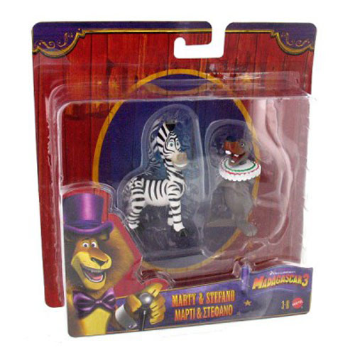 Mattel Fisher Price Figurines Madagascar 3 Marty & Stefano - Figurine ...