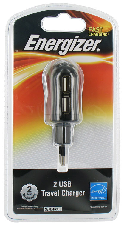 Energizer Chargeur secteur/double USB - Chargeur pour téléphone mobile ...