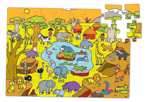 Vilac Puzzle Animaux de la savane 48 pièces - Puzzle - Achat & prix | fnac