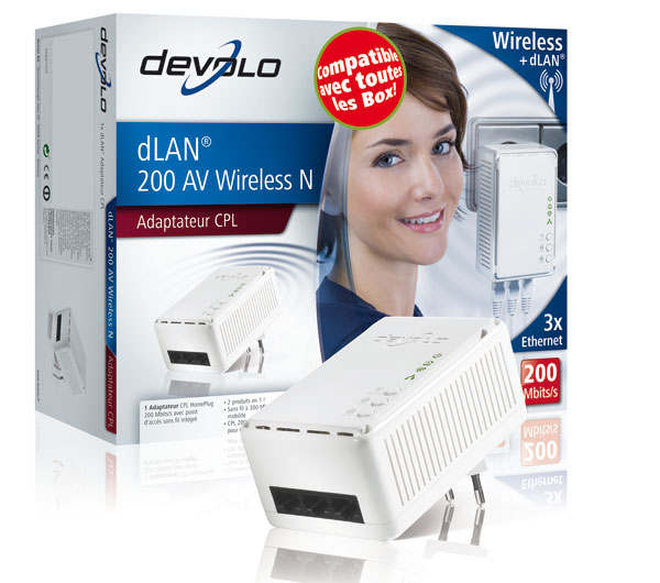 Devolo dLAN 200 AV Wireless N 3x Ethernet - CPL - Achat & prix | fnac
