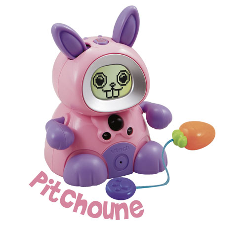 Vtech Kidiminiz Pitchoune (Lapin rose) - Jeu éducatif musical - Achat ...