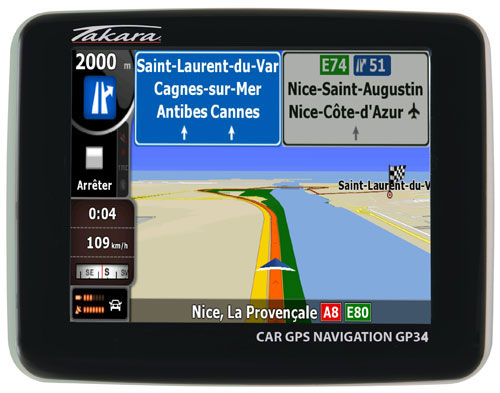 Takara GP34 - Navigateur GPS - automobile 3.5" - GPS - Achat & prix | fnac