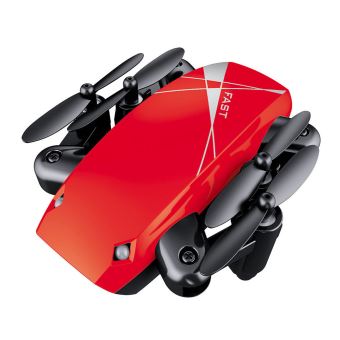 Drone de poche quadricoptère RC S9 pliable - Rouge - Drone Photo Vidéo ...