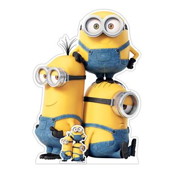 STAR CUTOUTS Figurine en carton Kevin, Bob et Stuart - Les Minions 2 : Il était une fois Gru ...