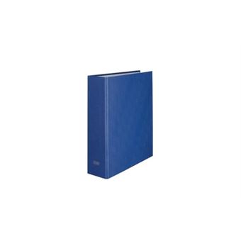 Elba classeurs balacron a4 - dos 80 mm - 4 anneaux - bleu - Classeurs 4 ...