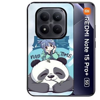 Coque noire Taperso pour Redmi note 15 PRO PLUS 5G avec motif panda ...