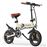 Mini-vélo électrique pliable ESKUTE F200, 14 po, Max 25 km/h, beige ...