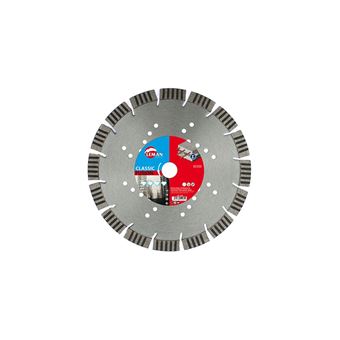 Disque diamant segmenté - D. 230 x Al. 22.23 x Ht. 10 x ép. 2.5 mm - Béton armé, acier - LEMAN ...