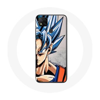 Coque Xiaomi Redmi 9C Anime Dragon Ball Goku Cheveux bleu Maniacase ...
