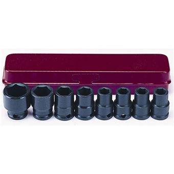 douilles a choc courtes 3/8 coffret de 8 douilles impact - Force - Clés ...