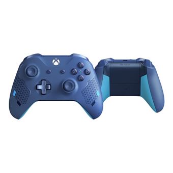 Microsoft Xbox Wireless Controller Sport Blue Special Edition manette de jeu sans fil Bluetooth bleu vibrant