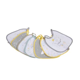 Bébé Douceur - Lot de 7 bavoirs avec lacet - Tendresse - Bavoirs ...
