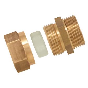 Boutté 3117885 Raccord laiton bague bicône delrin mâle 12x17 Tube Ø12 ...