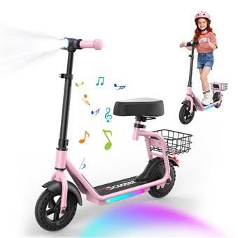 iScooter iK7 Trottinette électrique enfant 2 en 1 avec siège - 8 à 14 ...